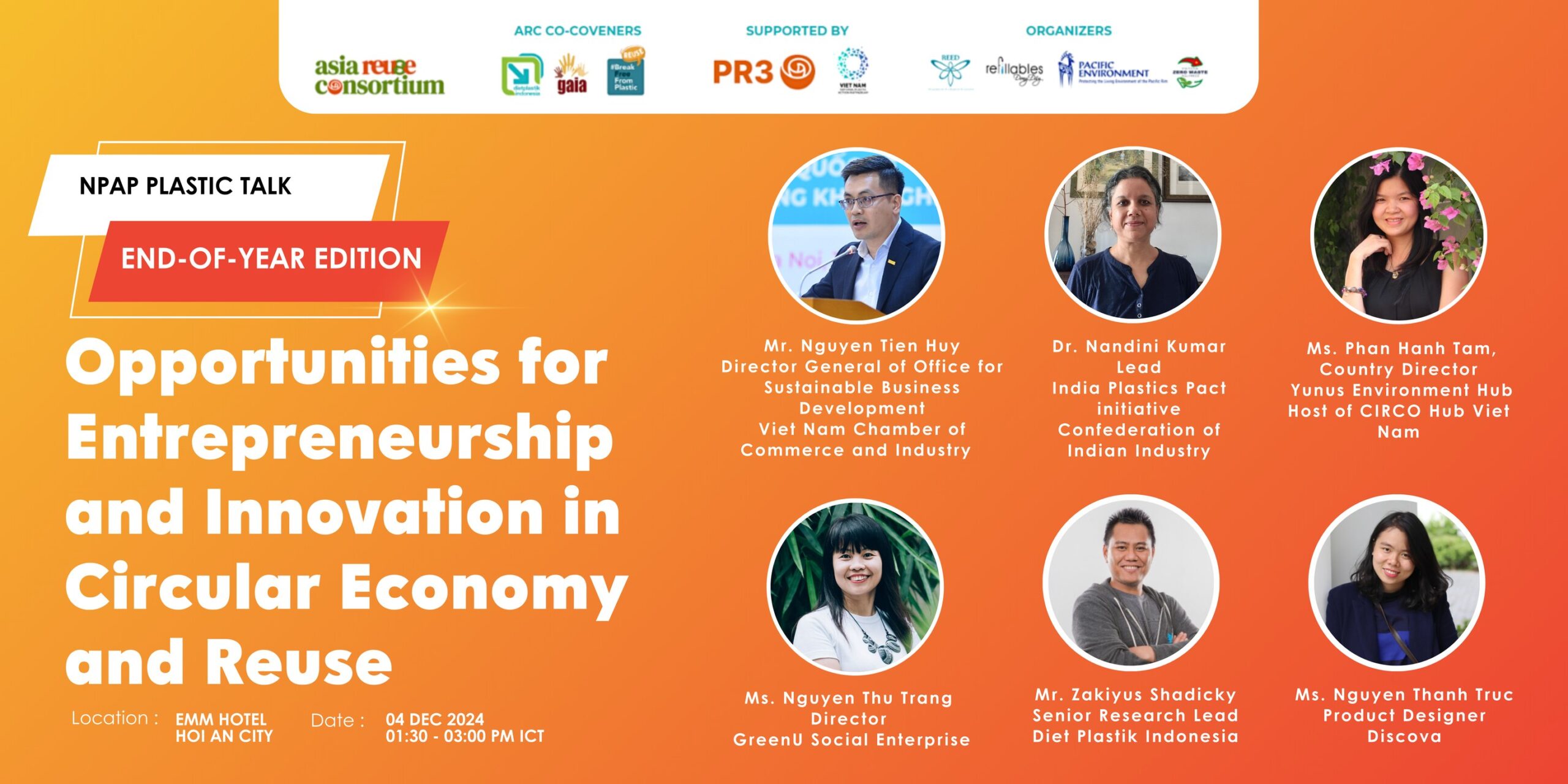 NPAP PLASTIC TALK PHIÊN BẢN ĐẶC BIỆT CUỐI NĂM - Viet Nam Circular Economy